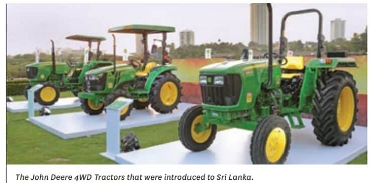 Singer Introduces John Deere Tractors To Sri Lanka - Business Today