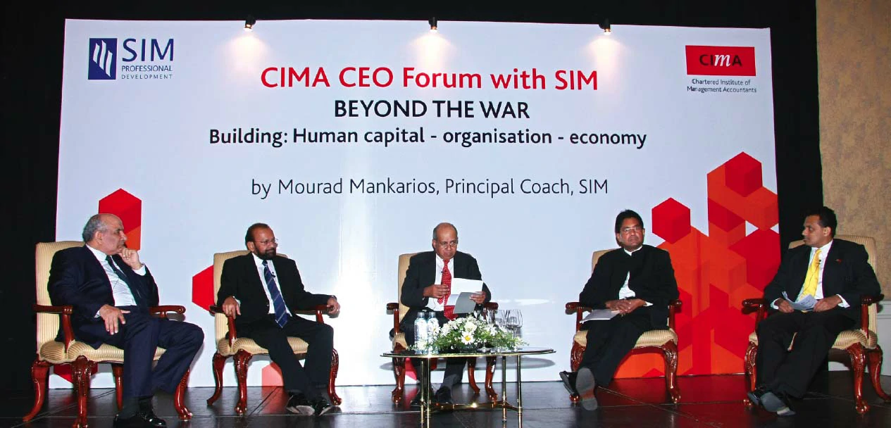 CIMA CEO Forum With SIM On The Post War Human And Economic Reformations ...