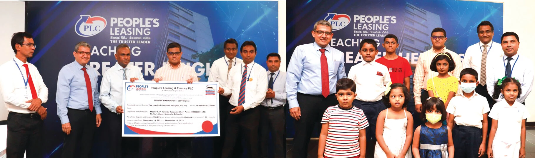 People’s Leasing Launches ‘Senehas Minors’ Fixed Deposit’ - Business Today