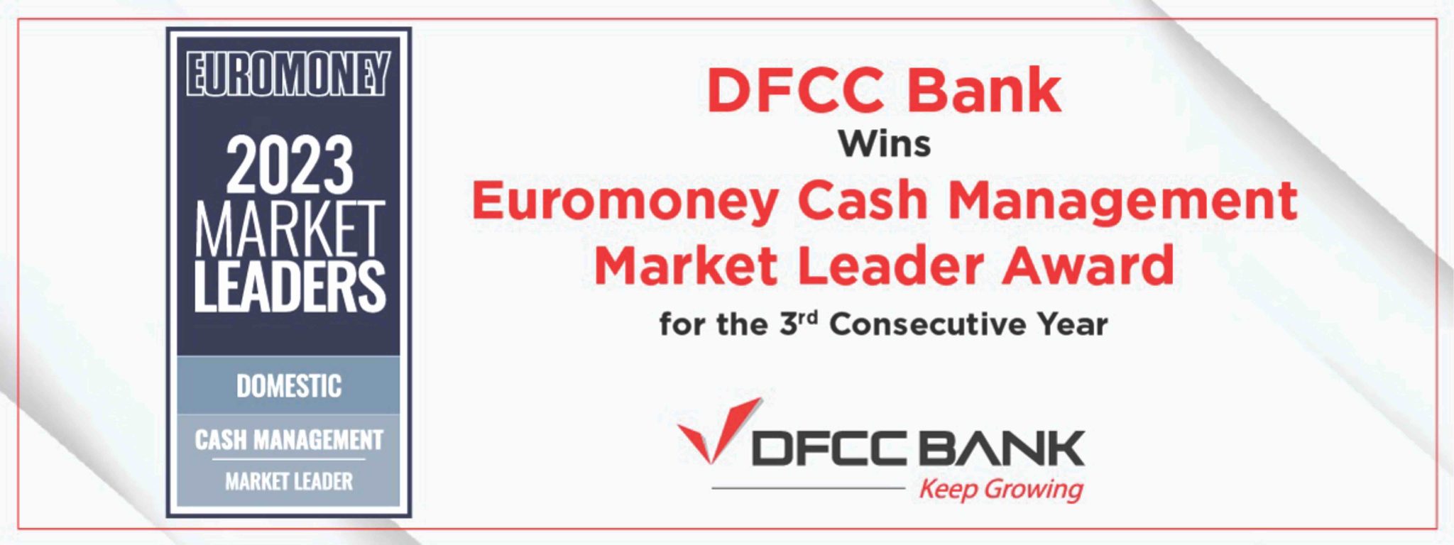 DFCC Bank Wins Euromoney Cash Management – Market Leader Award - Business Today