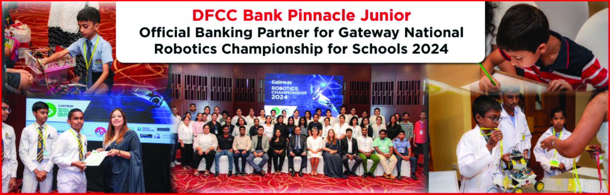 DFCC Pinnacle Junior Partners Gateway College for the Gateway Robotics ...