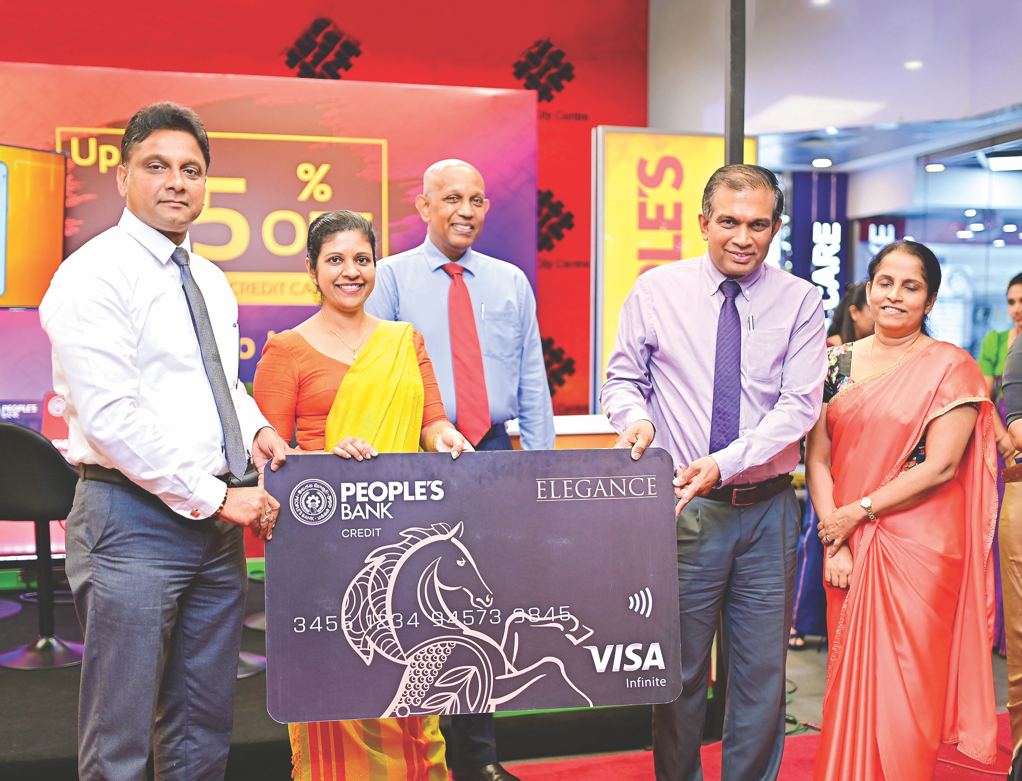 People’s Bank launches Credit Card Promotion at Kandy City Centre ...